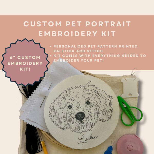 Pet Embroidery - Etsy
