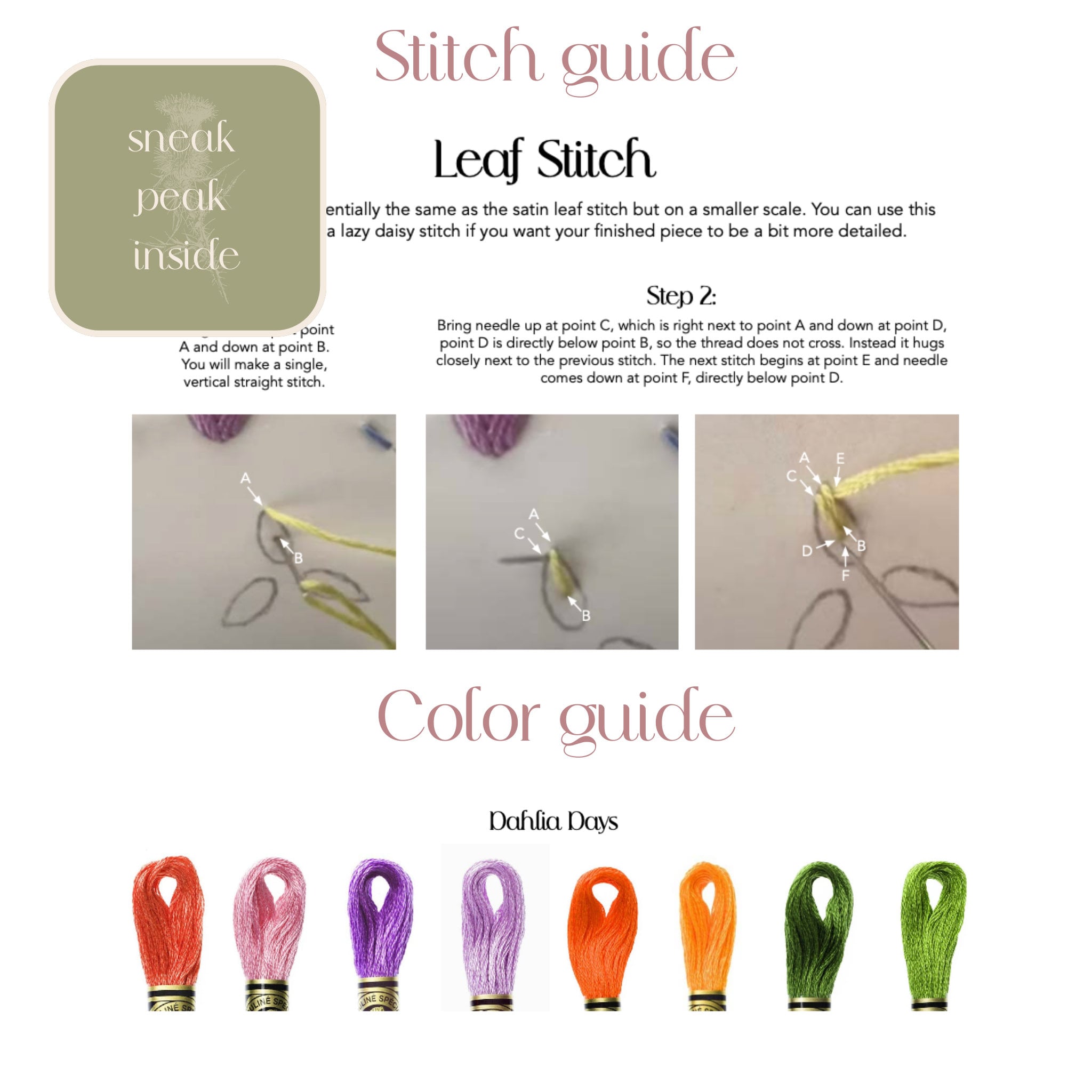 Floral Letter Y Hand Embroidery Pattern for 6 and 4 Inch Hoop Whimsical ...