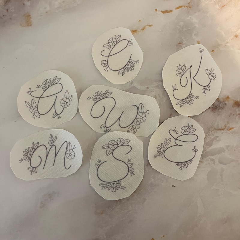 Script Letters - Etsy