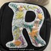 Mermaid Letter F Hand Embroidery Pattern: Sea Theme (digital Download ...