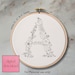 Floral Letter A Hand Embroidery Pattern for 6 and 4 Inch Hoop Whimsical ...