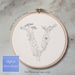 Floral Letter V Hand Embroidery Pattern for 6 and 4 Inch Hoop ...