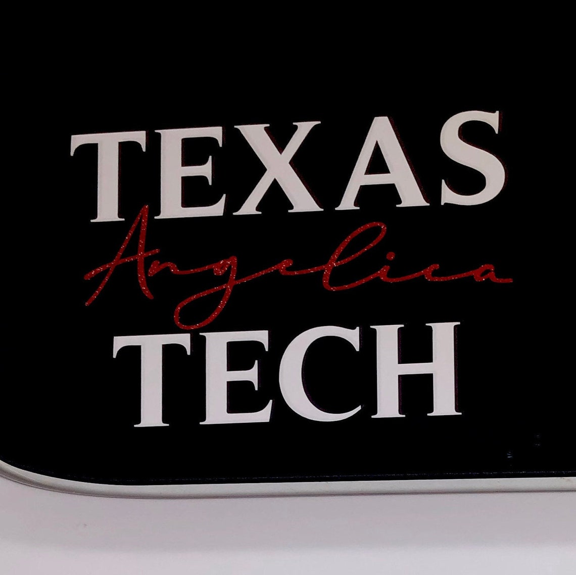 Car Decal Texas Tech Alumni or Name Texas Tech Decal Cute | Etsy