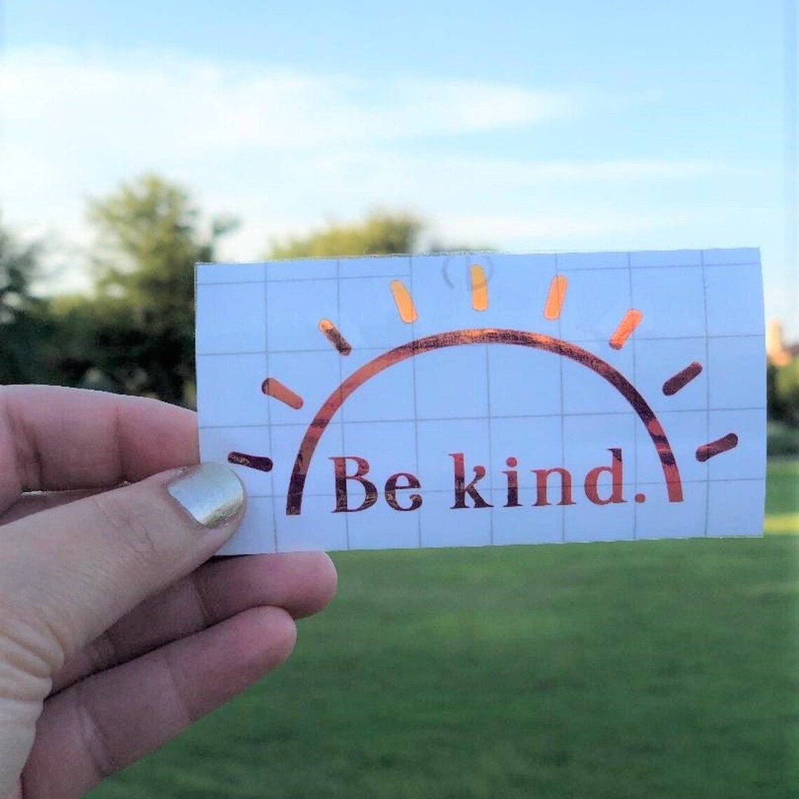 Car Decal Be Kind Sunshine Car Decal Sun Decal MacBook | Etsy