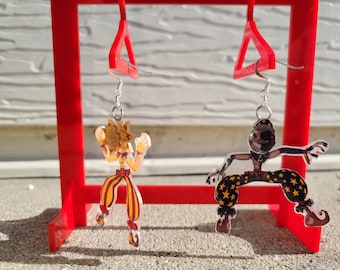 Sundrop & Moondrop Candy Earrings FNAF Security Breach, Sundrop ...