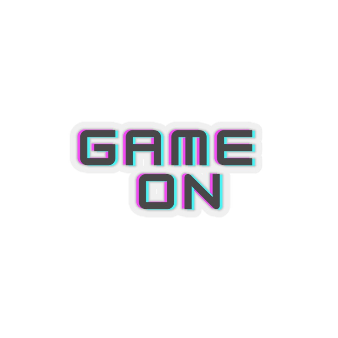 GAME ON Sticker - Etsy