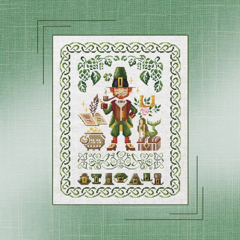 Irish Cross Stitch - Etsy