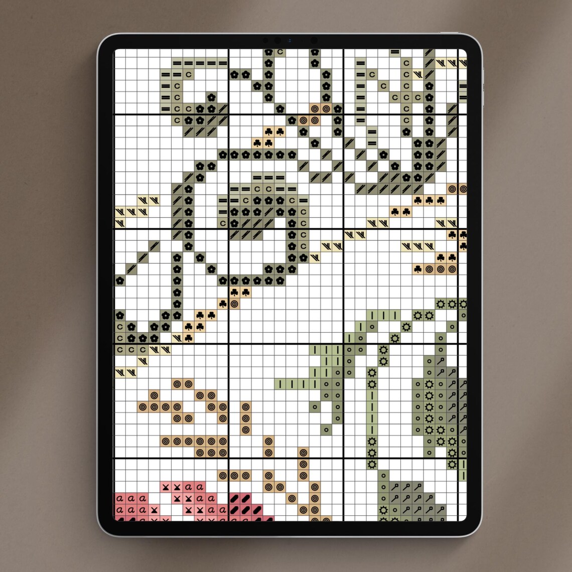 Poppy Mandala Cross Stitch Pattern - Floral Cross-stitch Design ...