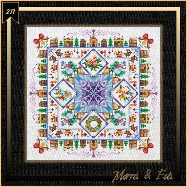 Mandala Cross Stitch - Etsy