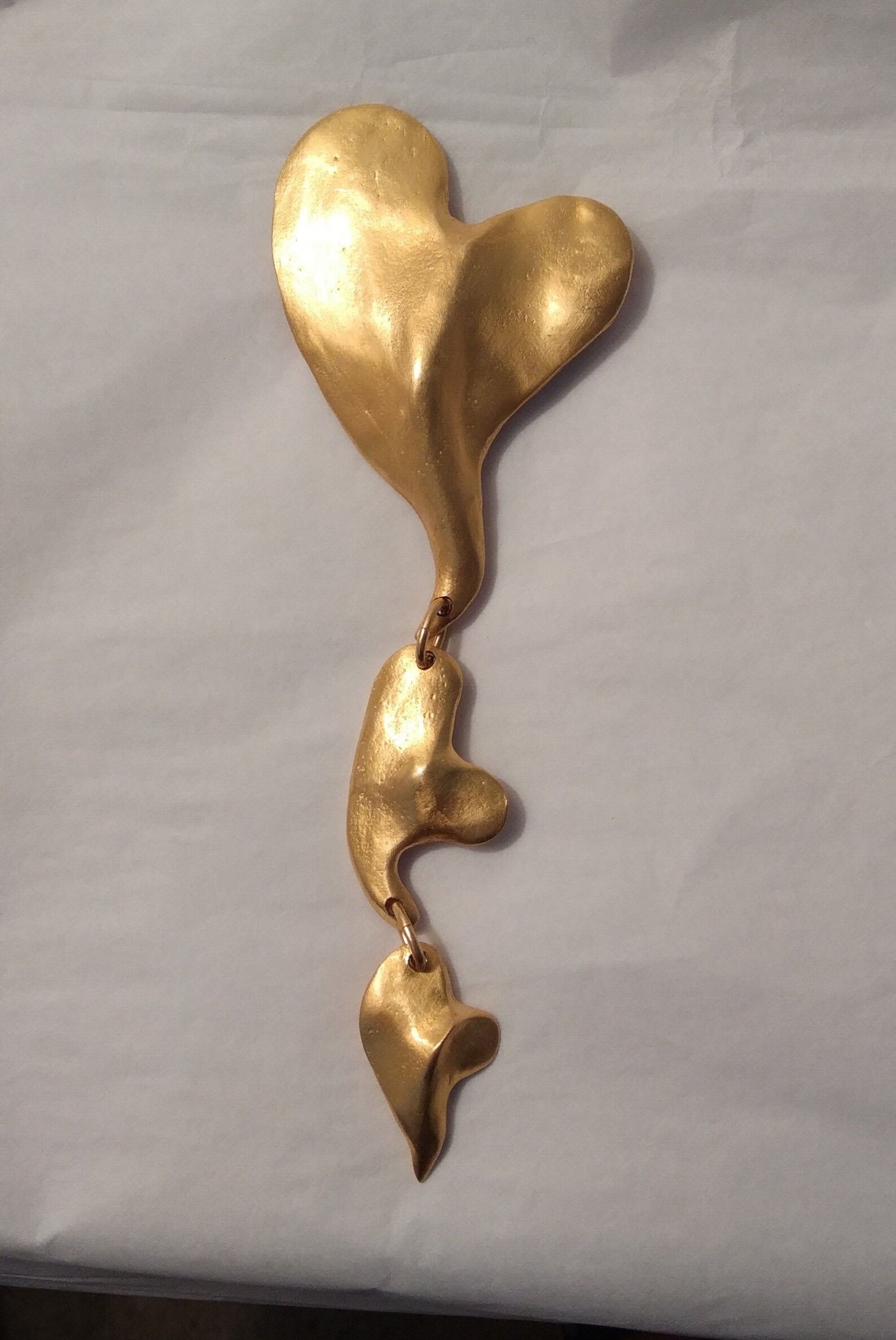 Rare Maria Snyder 1980s Vintage Runway Statement 24k Gold Plated ...