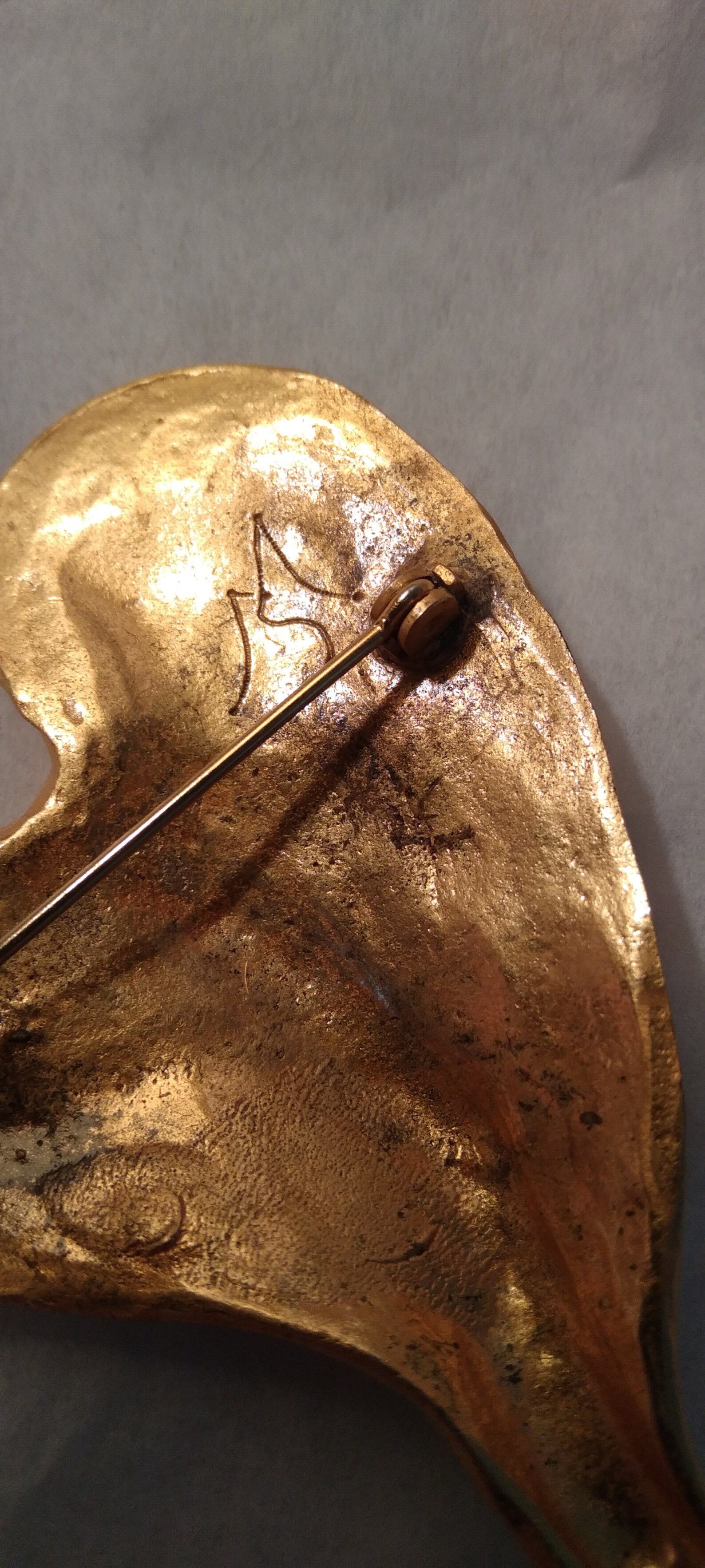 Rare Maria Snyder 1980s Vintage Runway Statement 24k Gold Plated ...
