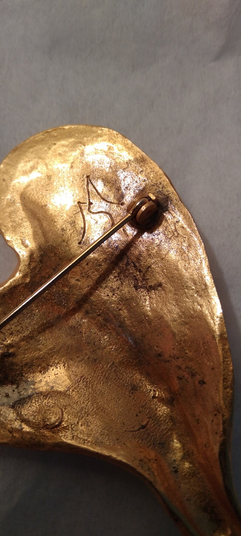 Rare Maria Snyder 1980s Vintage Runway Statement 24k Gold Plated ...