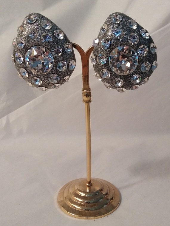 RARE Maria Snyder 1980s Vintage Grey Resin Modernist … - Gem