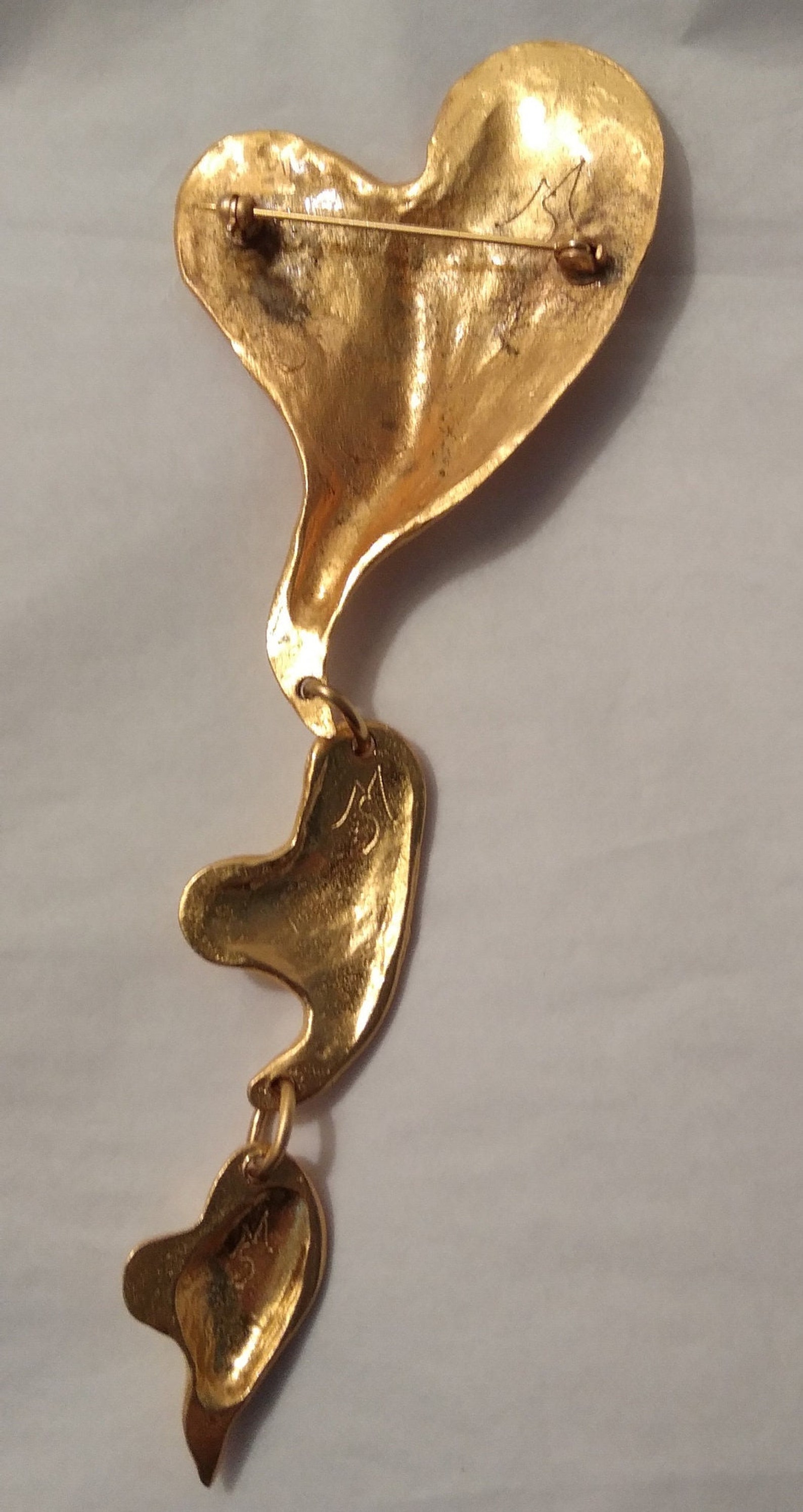 Rare Maria Snyder 1980s Vintage Runway Statement 24k Gold Plated ...