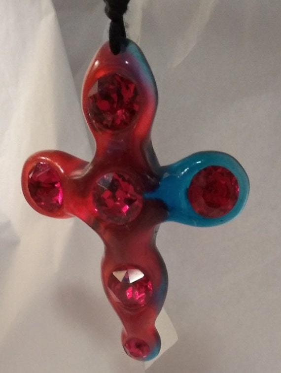 RARE Maria Snyder 1980s Vintage Swarovski Resin Moder… - Gem