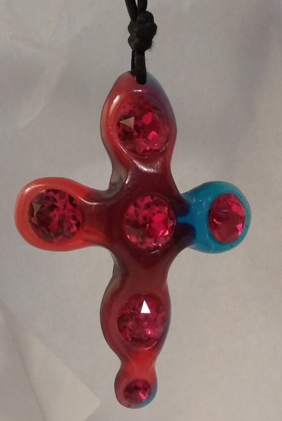 RARE Maria Snyder 1980s Vintage Swarovski Resin Moder… - Gem