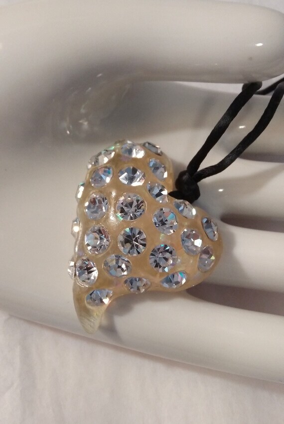 RARE Maria Snyder 1980s Vintage Swarovski Resin Moder… - Gem