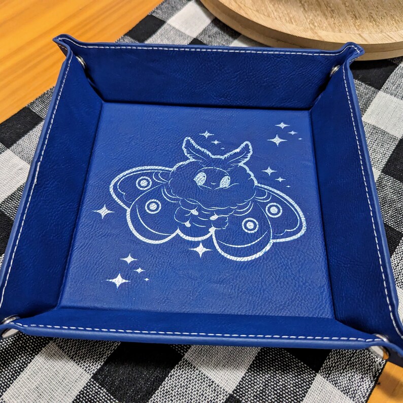 Cute Moth DND Dice Tray / Flat Pack Tray in Multiple Colors - Etsy