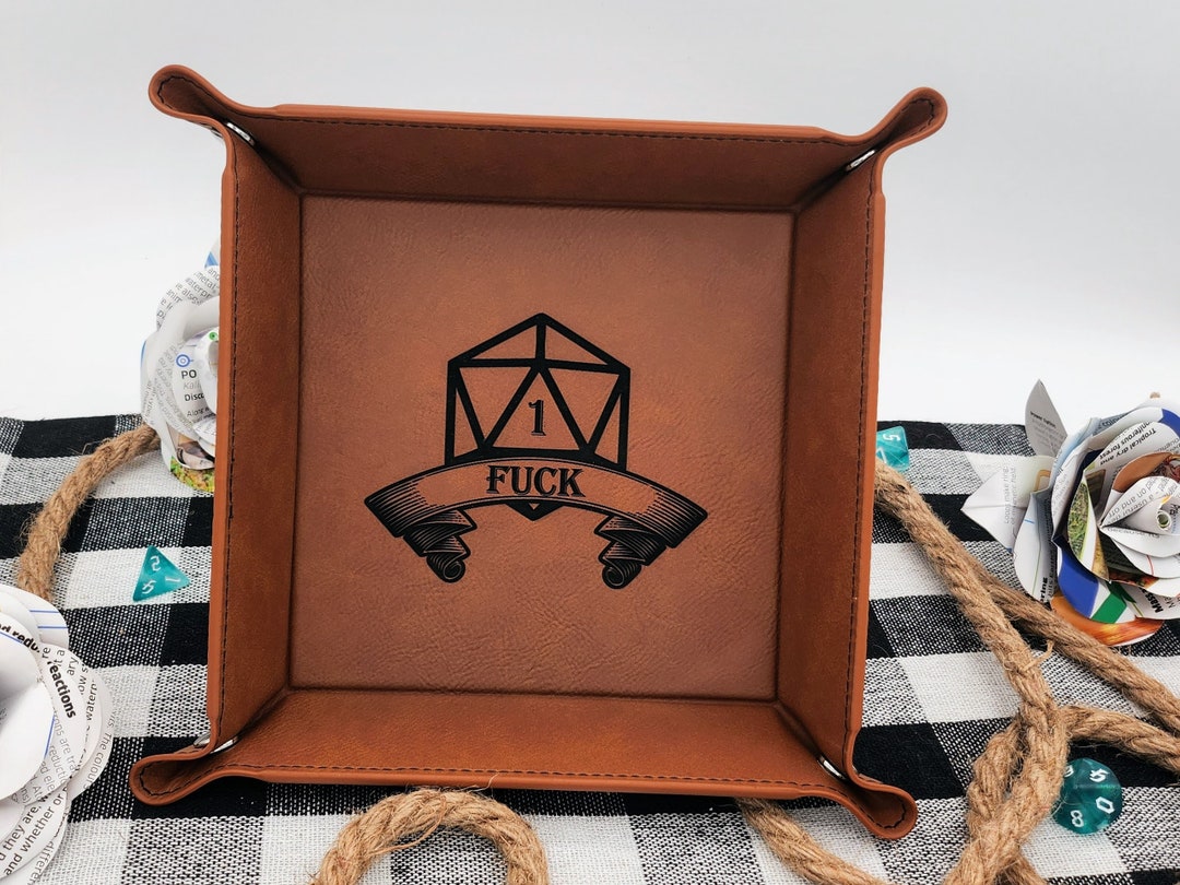 Fuck Crit Fail DND Dice Tray / Flat Pack Multiple Colors - Etsy
