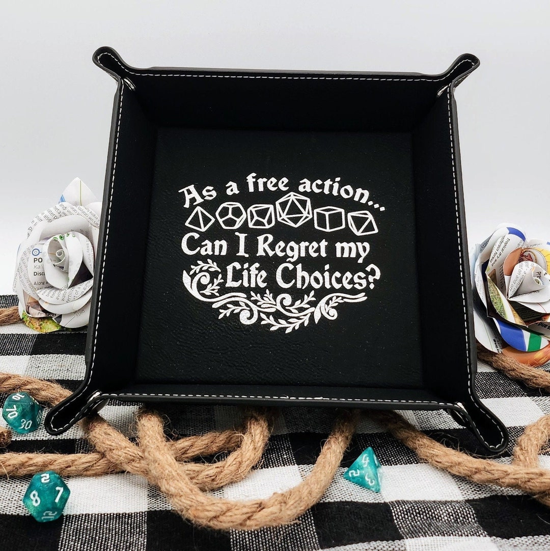 Can I Regret My Life Choices Funny Dice Tray / Flat Pack Multiple ...