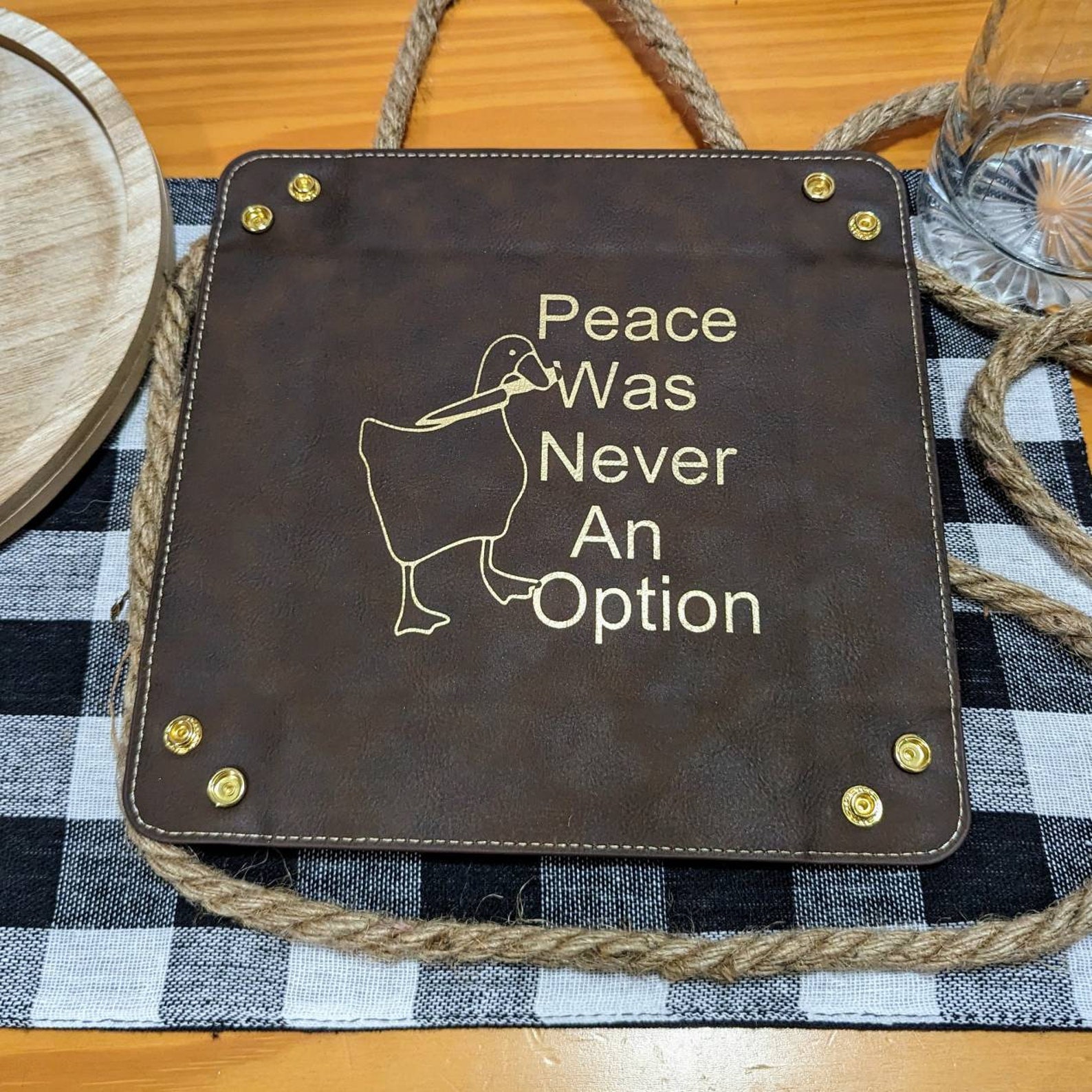 Goose Peace Was Never an Option Funny Dnd/game Dice Tray - Etsy