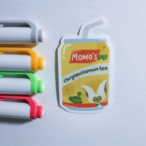 ATLA Chrysanthemum Tea Sticker ATLA Momo Sticker Asian - Etsy