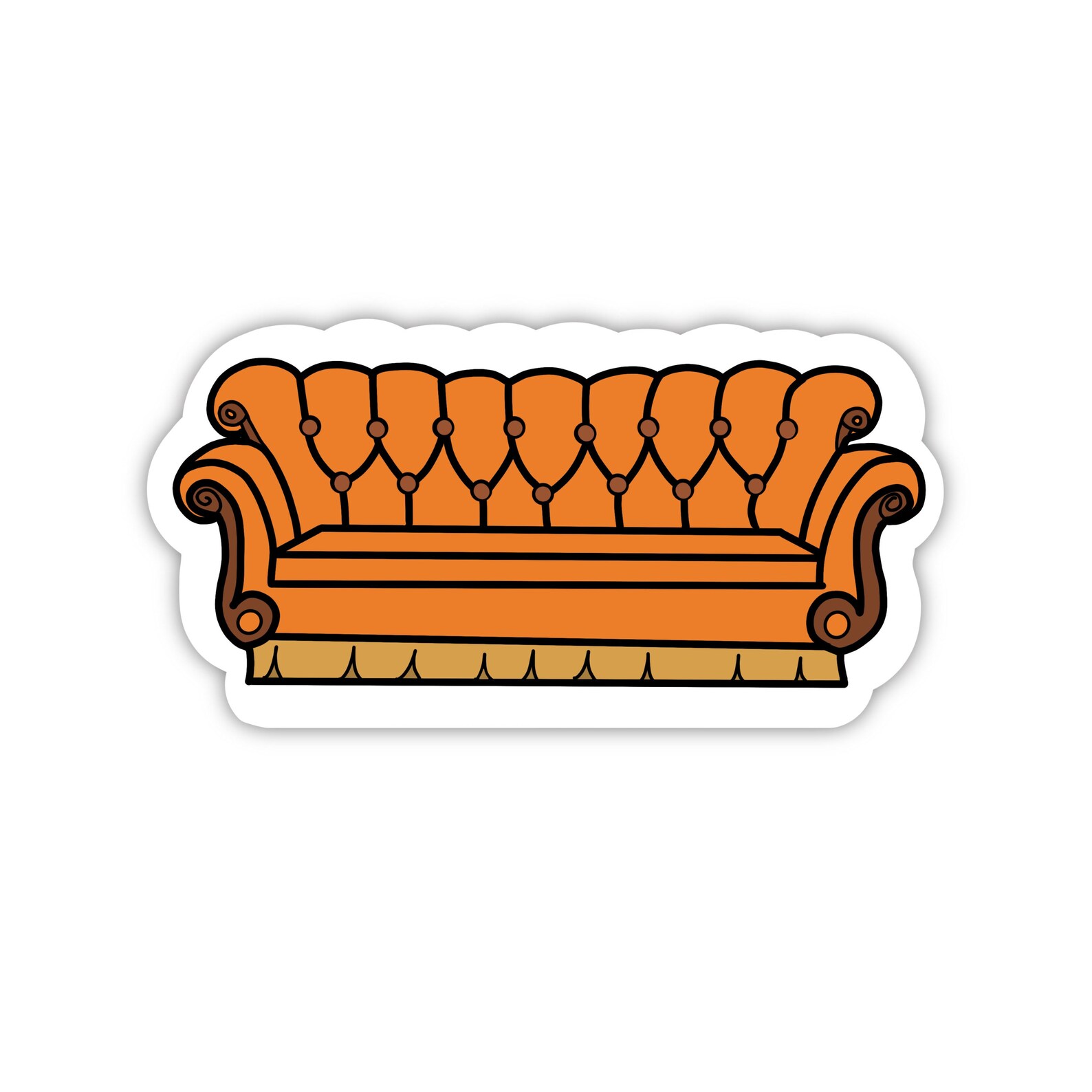 Friends Couch Sticker Central Perk Netflix TV Television | Etsy
