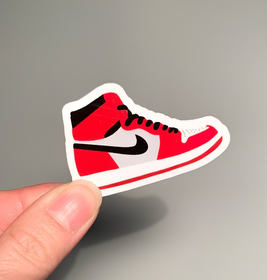 Shoe Kicks Sneaker Jordans 1 Hypebeast Sticker Vinyl Laptop Water ...