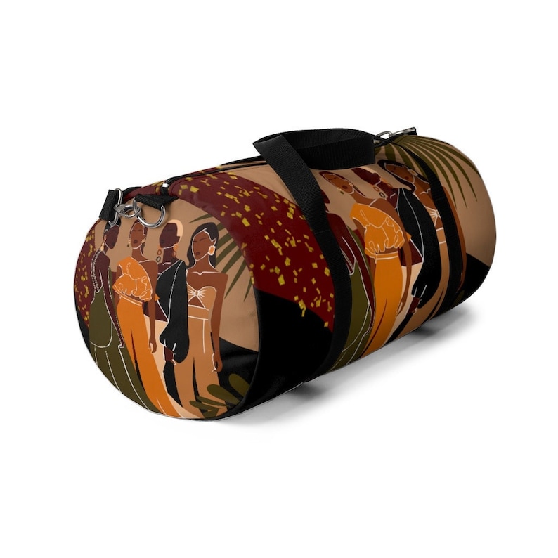 Black Woman Art Duffel Bag: Afro Melanin Gym Bag - Etsy