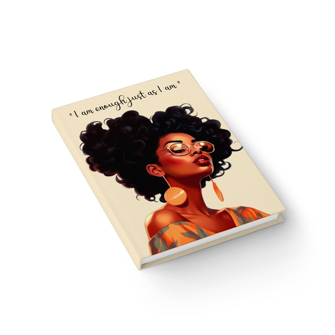 Black Woman Affirmation Journal - Black Girl Journal - African American ...