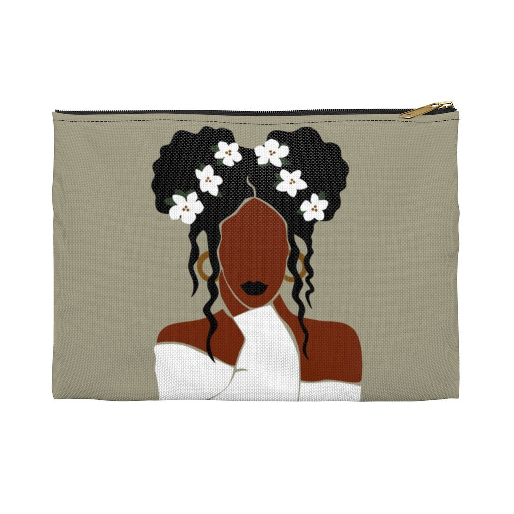 Flower Queen Tote Bag & Makeup Pouch Bundle - Etsy
