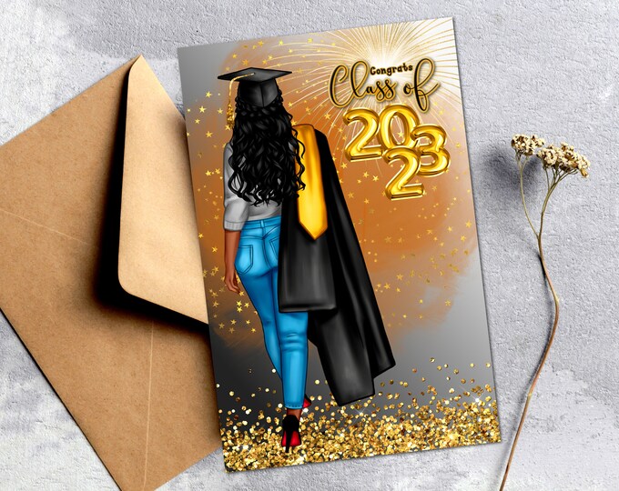 She Did It Graduation Card Single or Set Coco Michele - Etsy