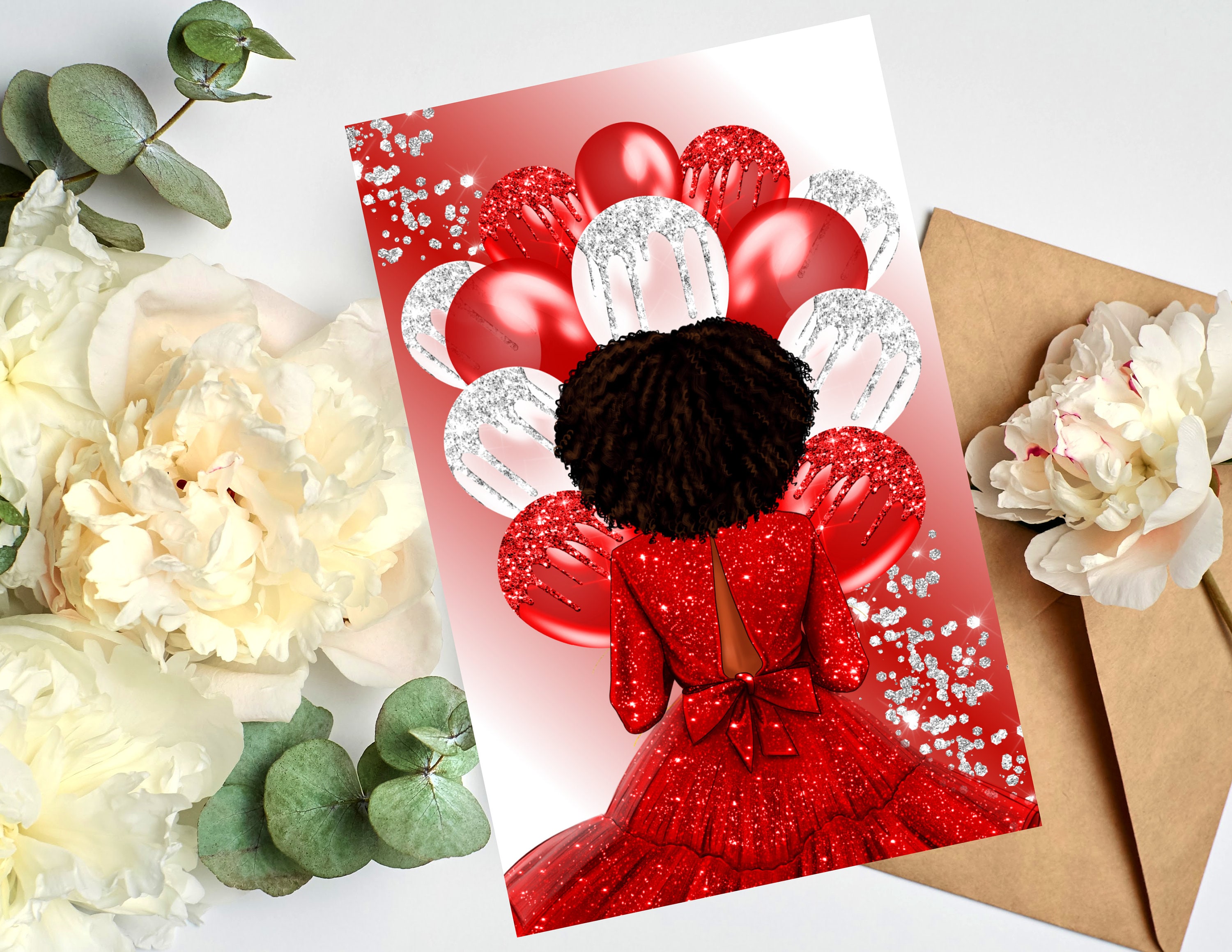 Happy Birthday Black Greeting Cards African American - Etsy