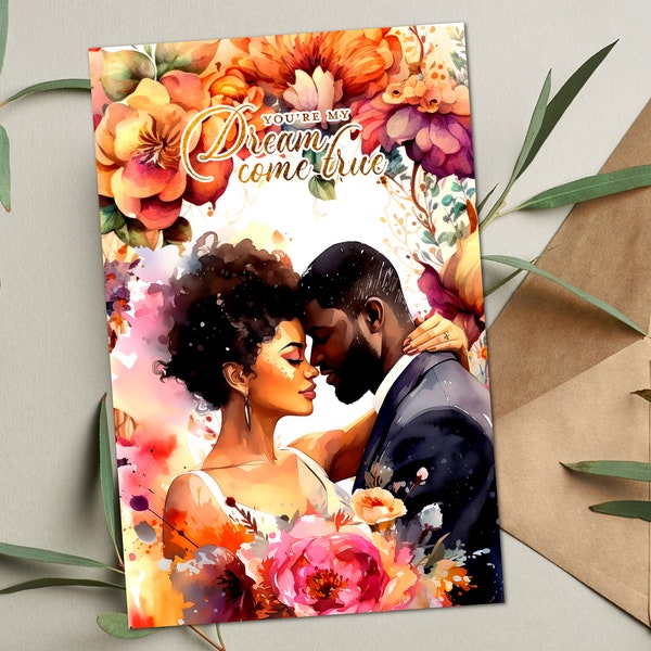 African American Valentine Cards - Etsy