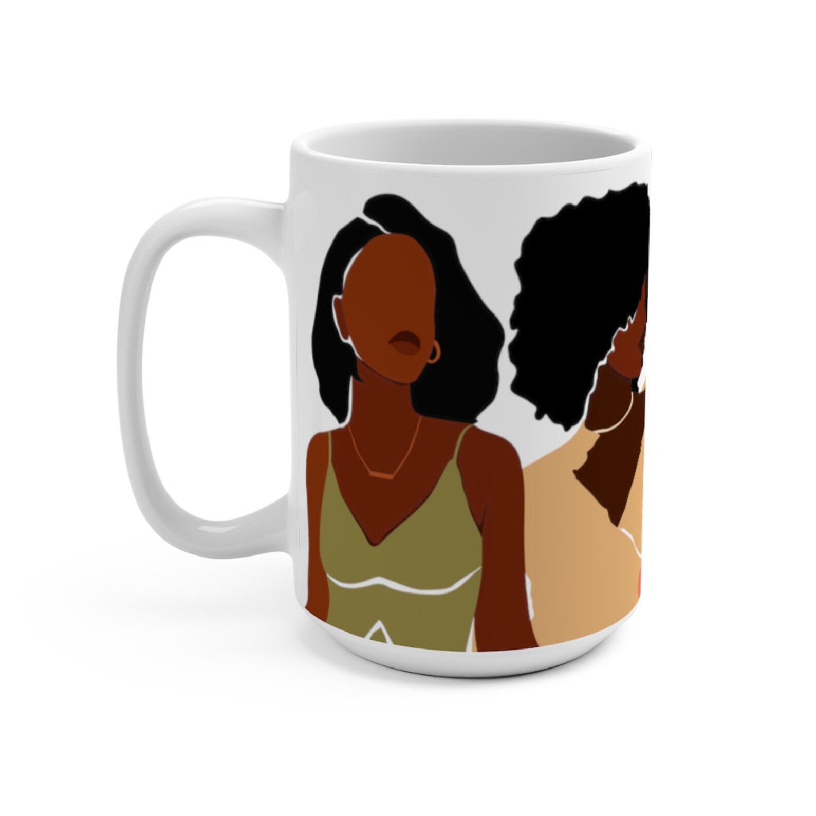 Melanin Women Mug 15oz African American Mugs Gift for Black - Etsy