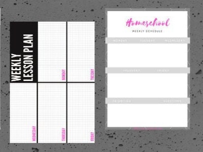 Homeschool Planning Kit | Printable Homeschool Organizer - Etsy
