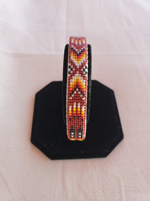 Native American Beaded Bracelet | Etsy