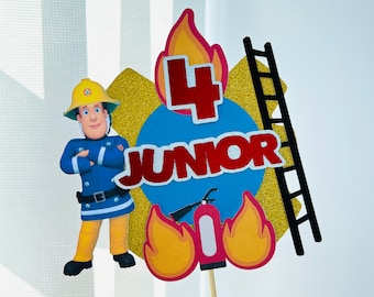 Fireman Sam Cake Topper - Etsy UK