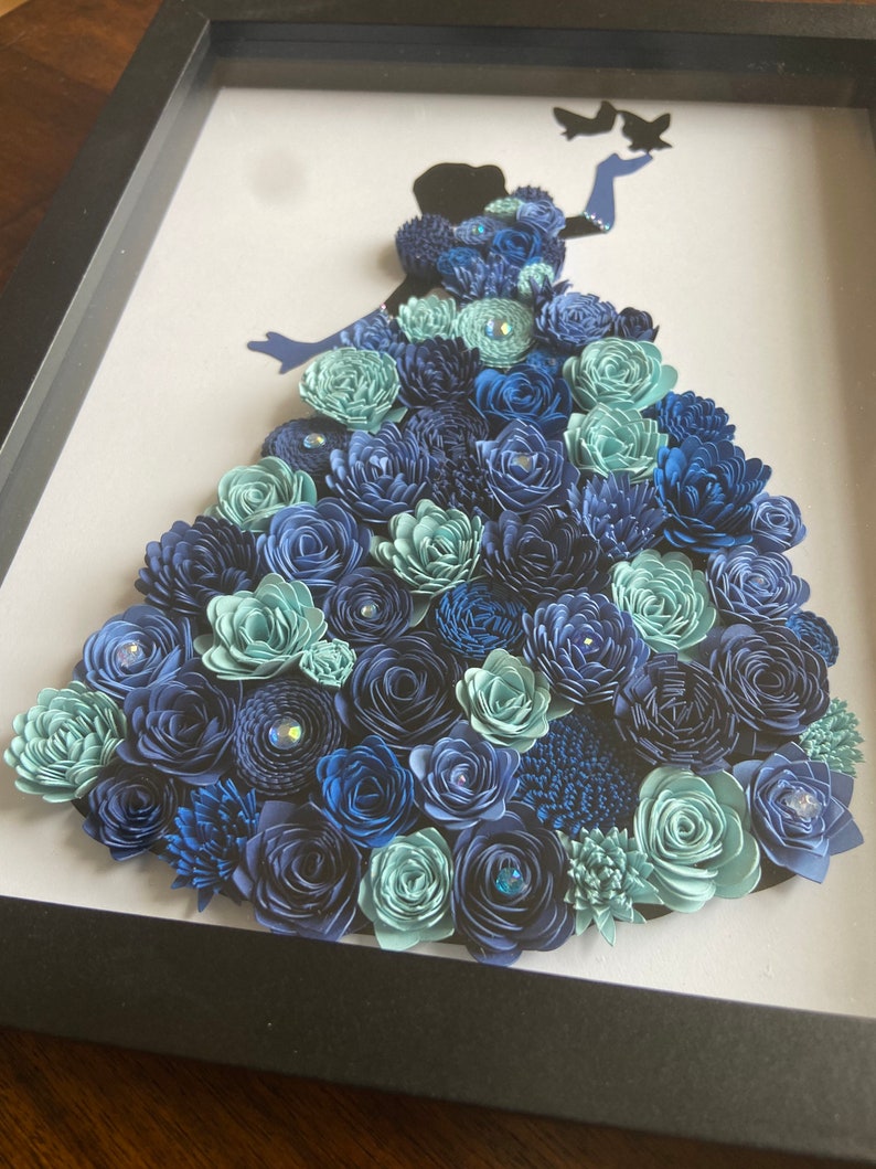 Cinderella Disney Princess Shadow Box Personalized Gift - Etsy