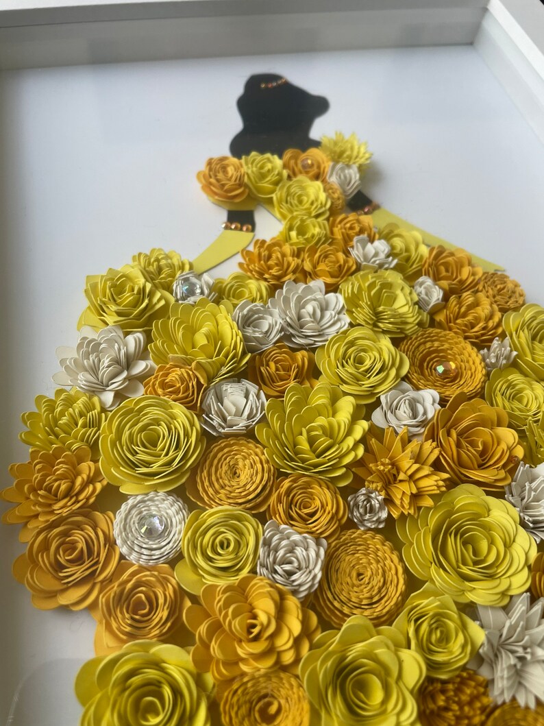 Belle Disney Princess Shadow Box Personalized Gift - Etsy