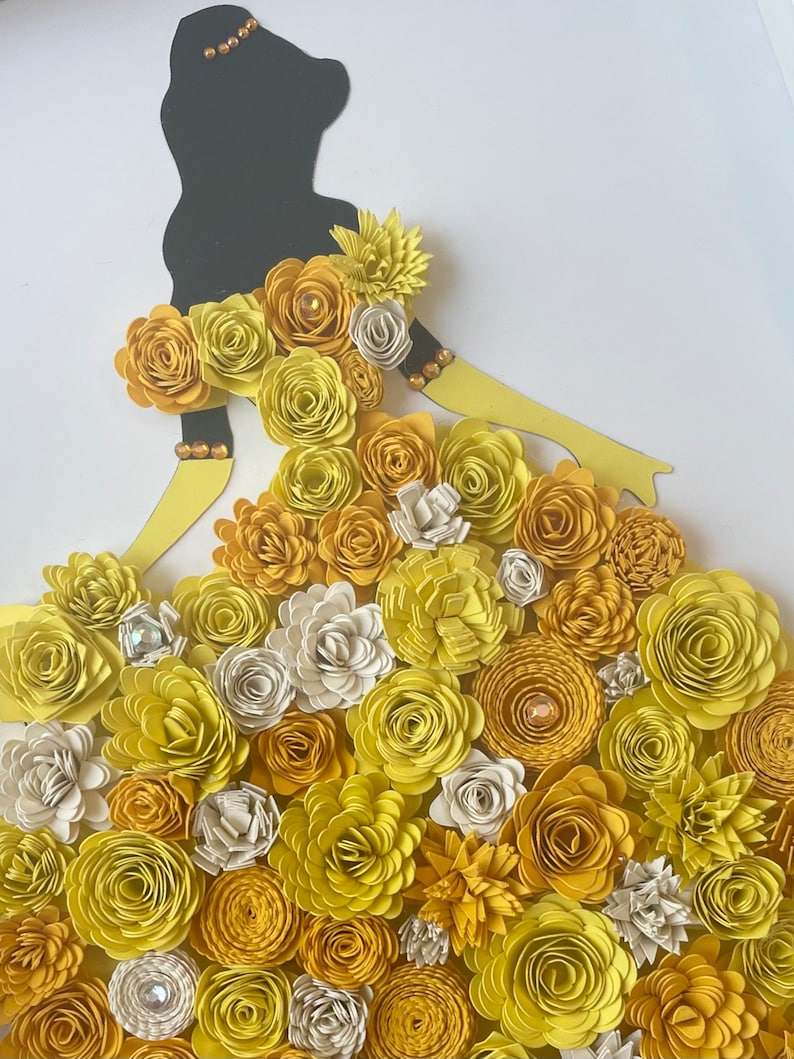 Belle Disney Princess Shadow Box Personalized Gift - Etsy