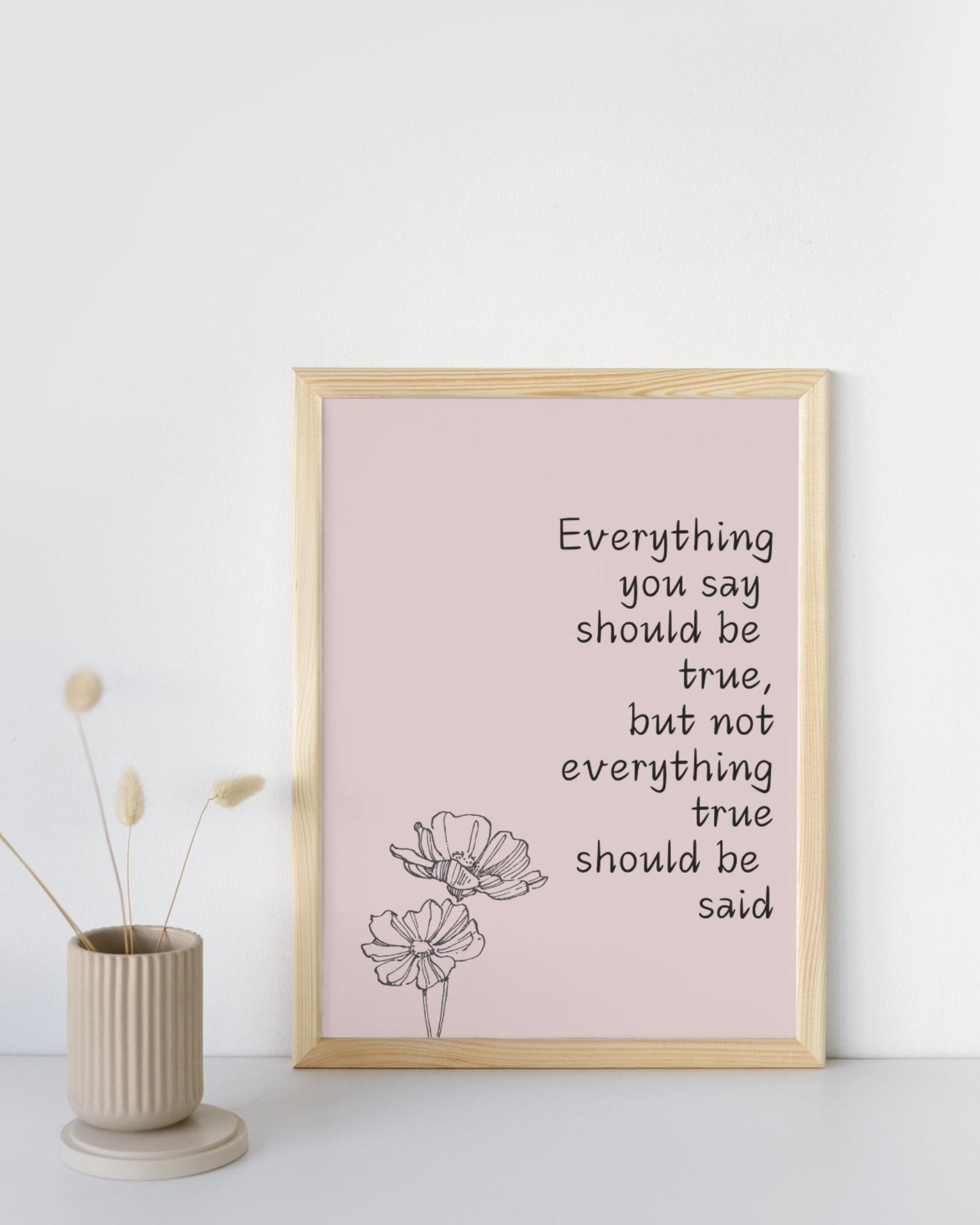 Printable Inspirational Quote - Inspirational Wall Art - Etsy