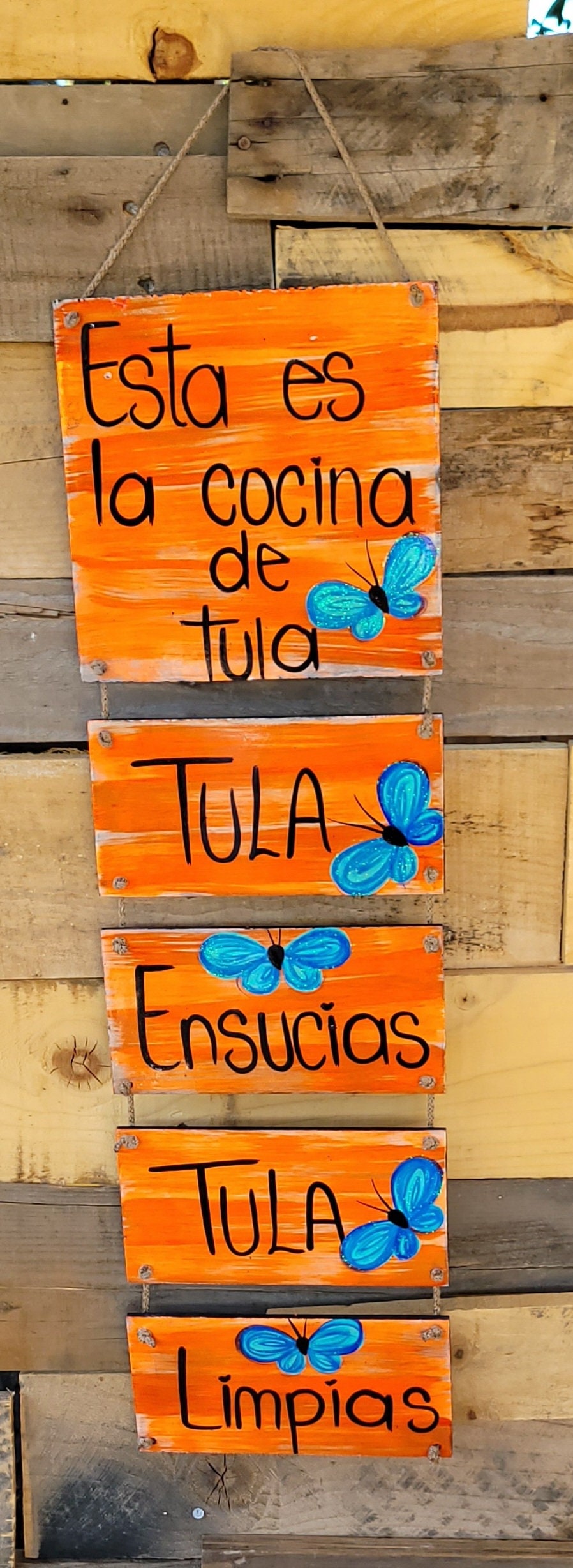 Esta Es La Cocina De Tula/spanish Kitchen Sign/sunflower - Etsy