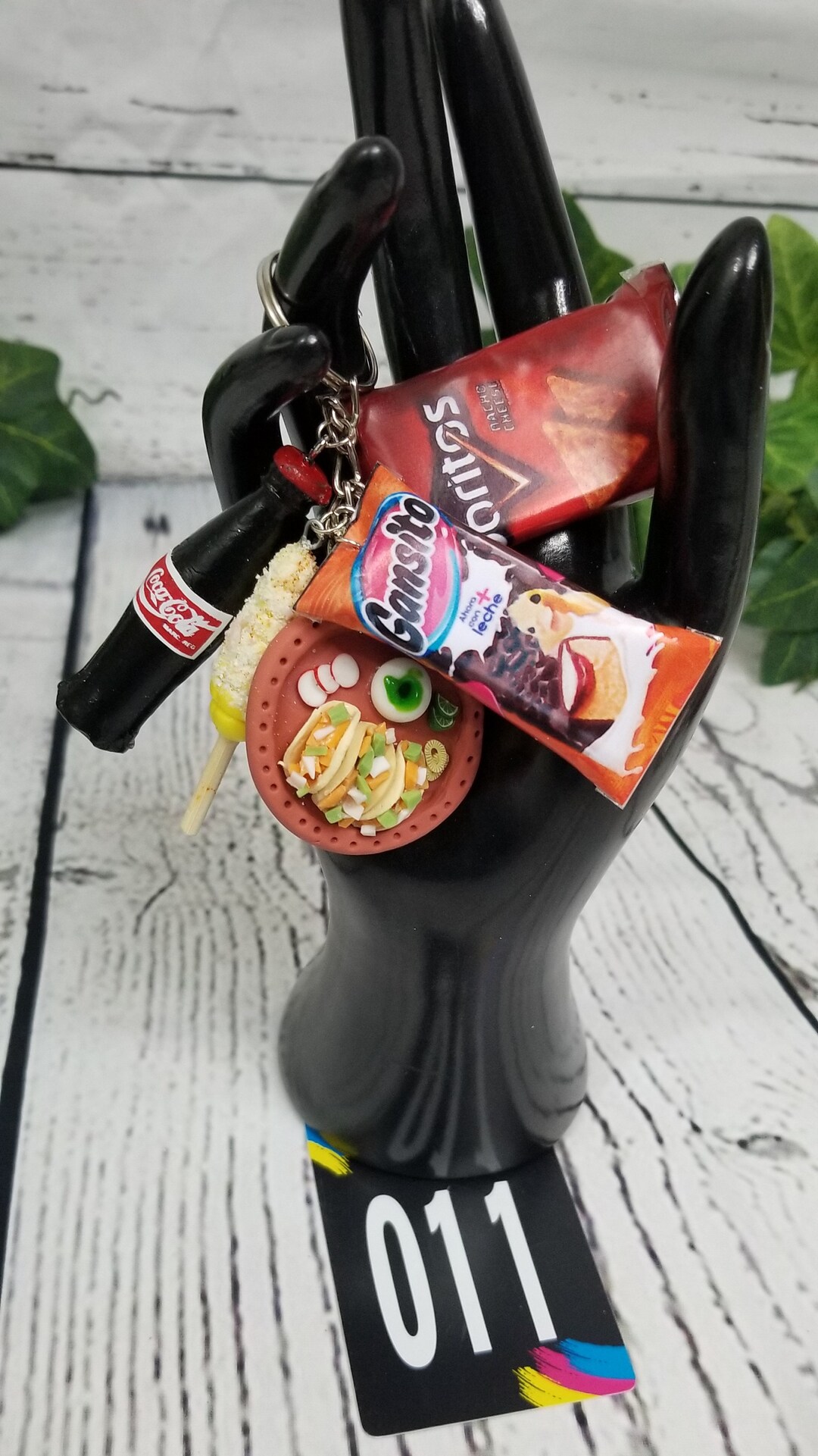 Mexican Antojitos Keychain/ Mexican Charm Keychain / Llavero Mexicano ...