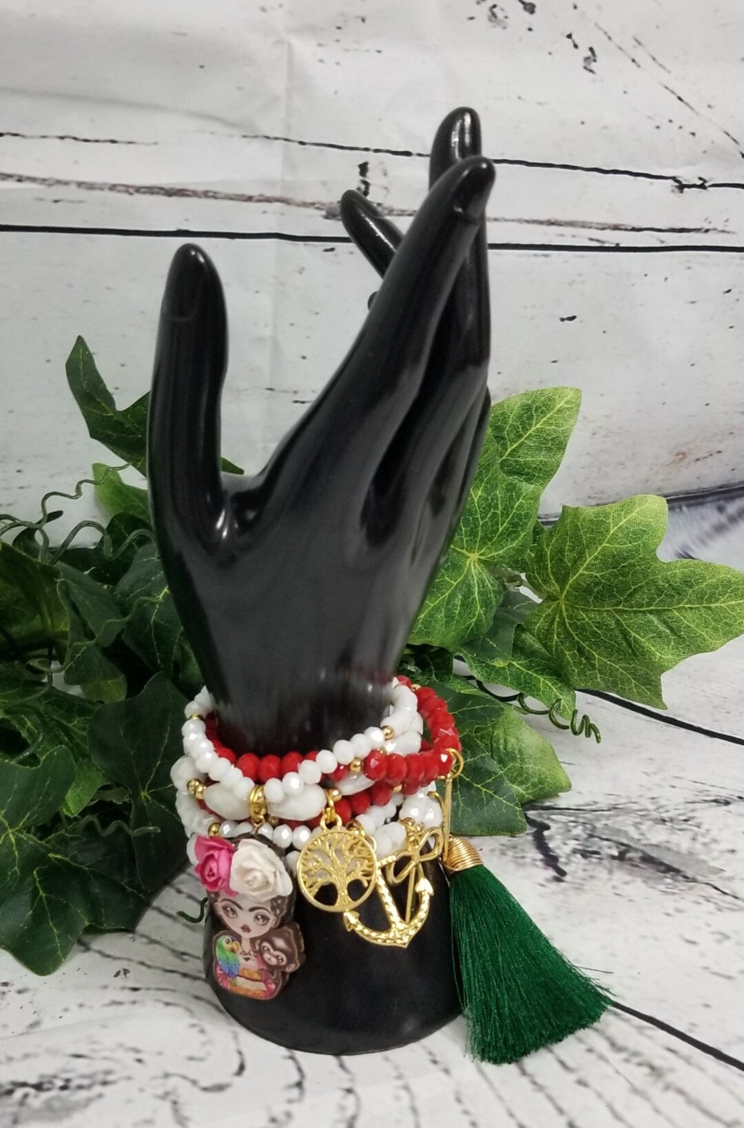 Mexican Art Handmade Bracelet FRIDA /mexico Charm Bracelet,semanario ...