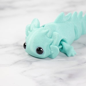 Articulated Axolotl Tadpole 3D Printed Animal Fidget Toy for Kids Cute ...