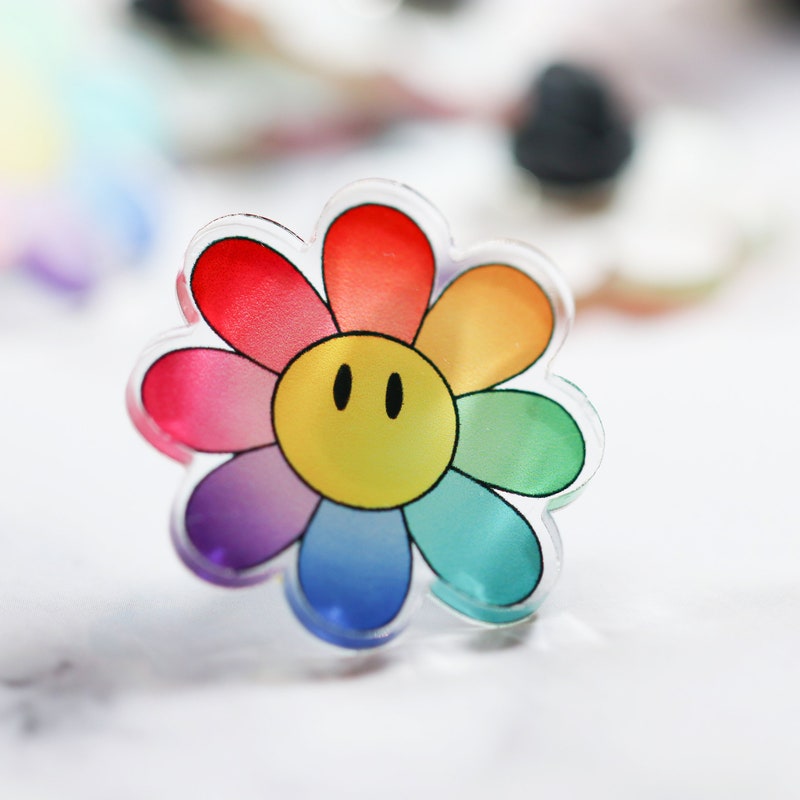 Flower Smile Rainbow - Etsy