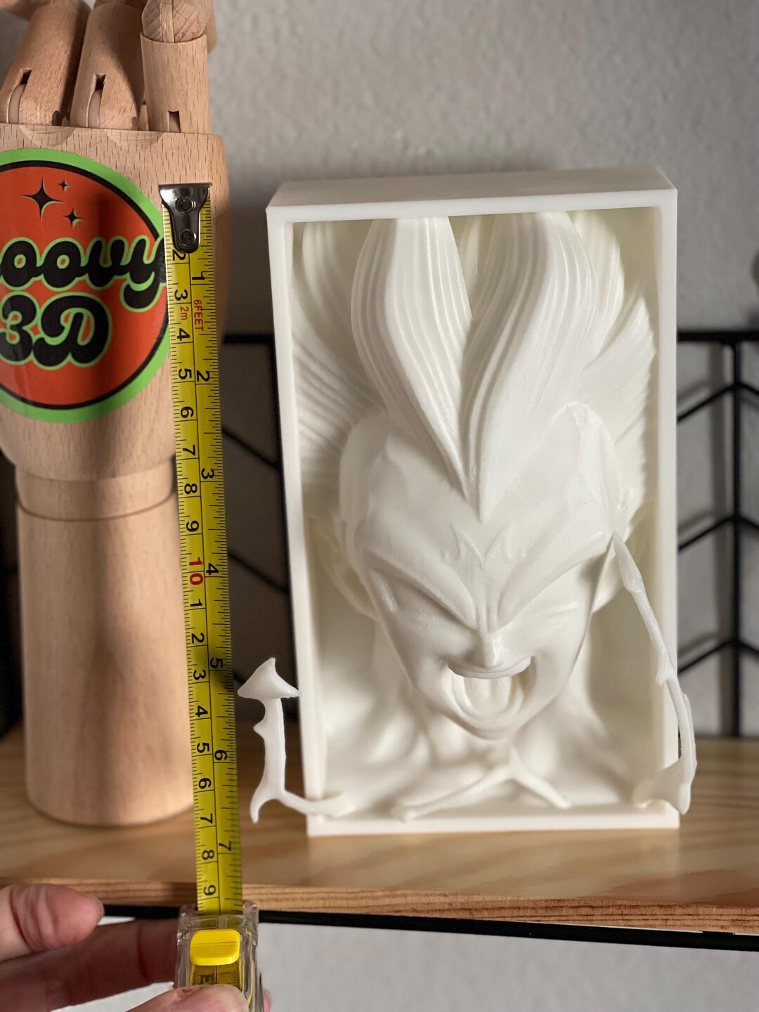 Majin Vegeta Manga- Book Nook - Etsy