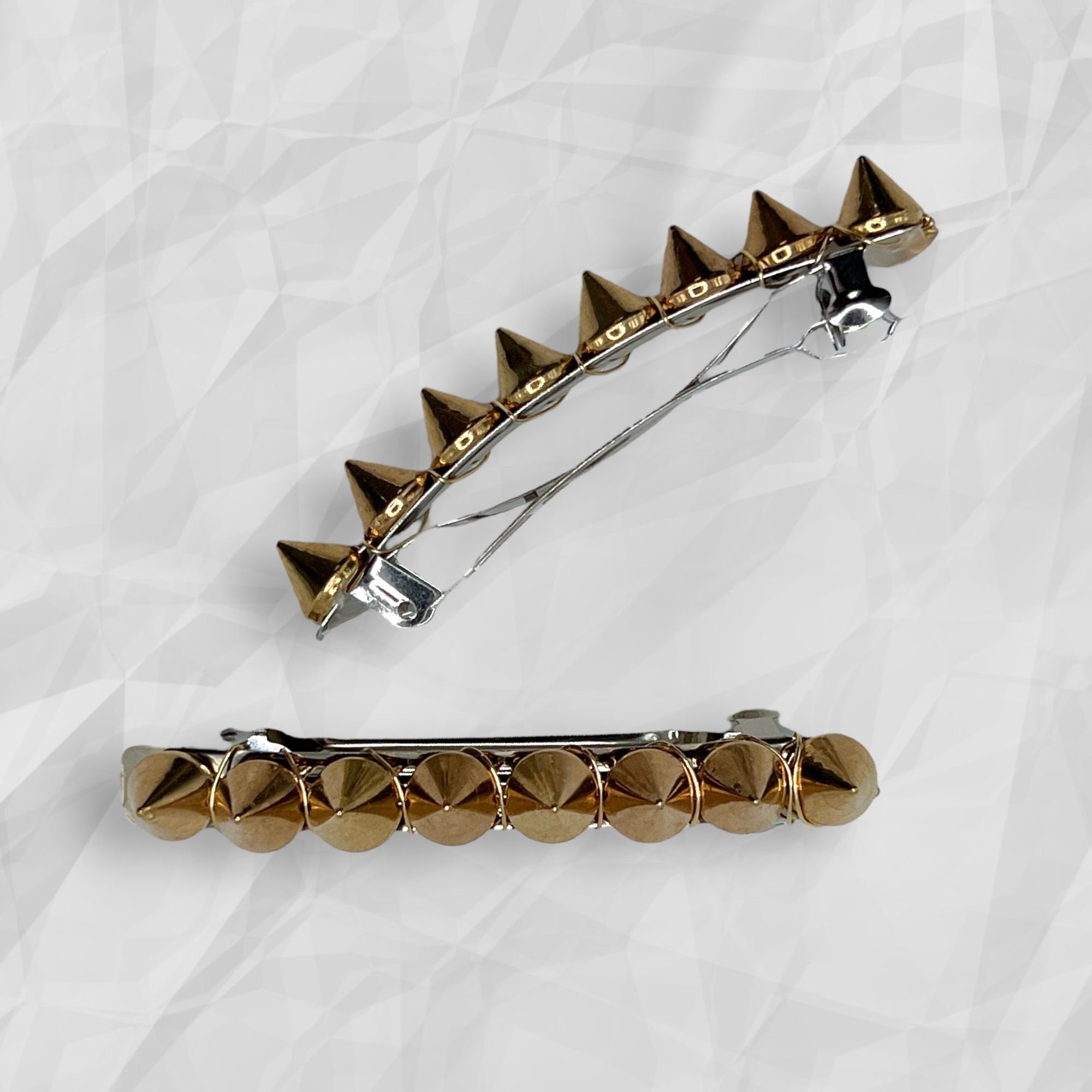 Spiky Y2K Hair Clips – Gothic Punk Rock Emo Barrettes (set of 2 ...