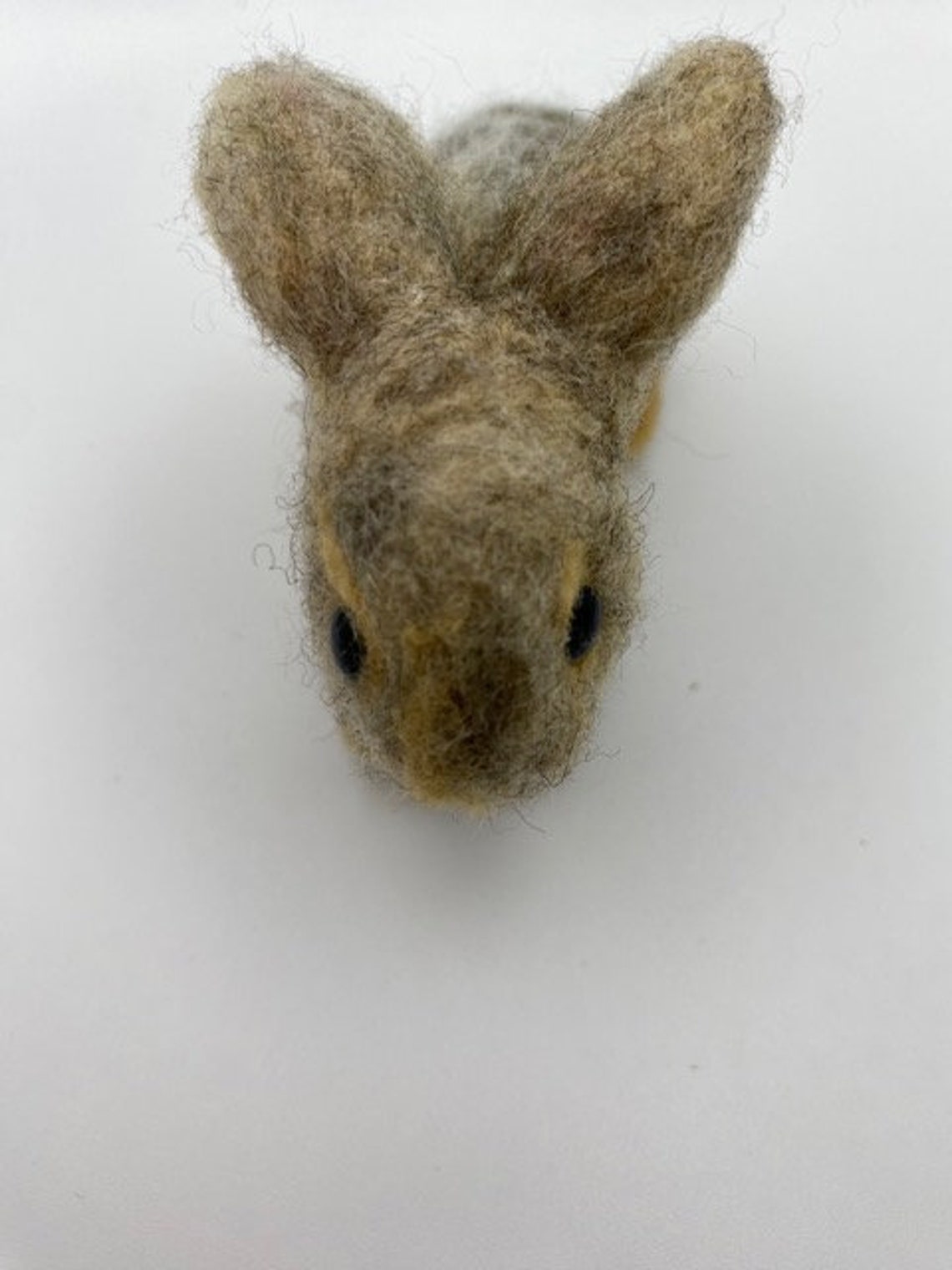 Needle Felted Wool Bunny Rabbit, Laying Down, Life-like, Custom Made ...